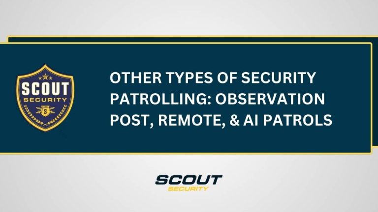 Types of Security Patrols: Foot Patrol, Mobile Patrol, and More ...