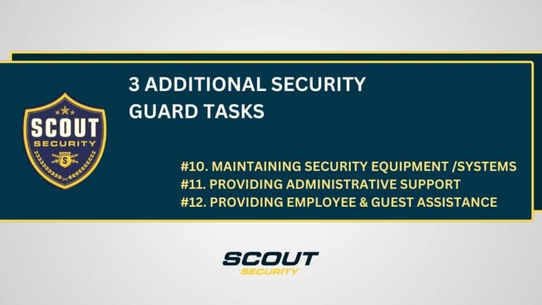 12 Top Duties & Responsibilities of a Security Guard - Scout Security