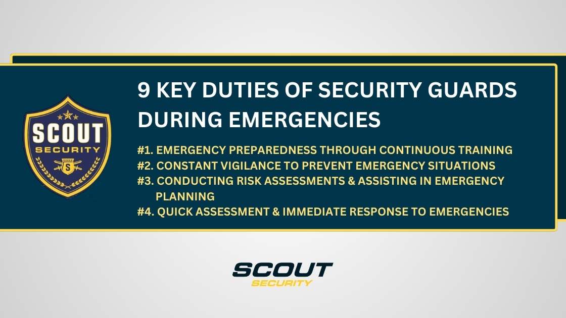 The Role of Security Guards in Emergency Response - Scout Security