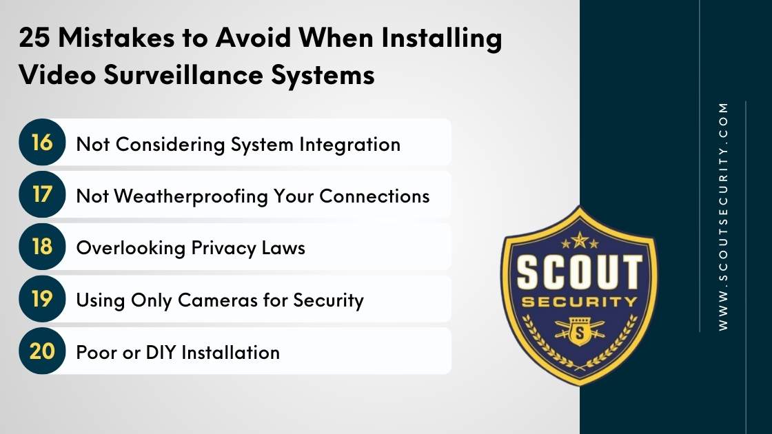 25 Common Video Surveillance Mistakes to Avoid - Scout Security