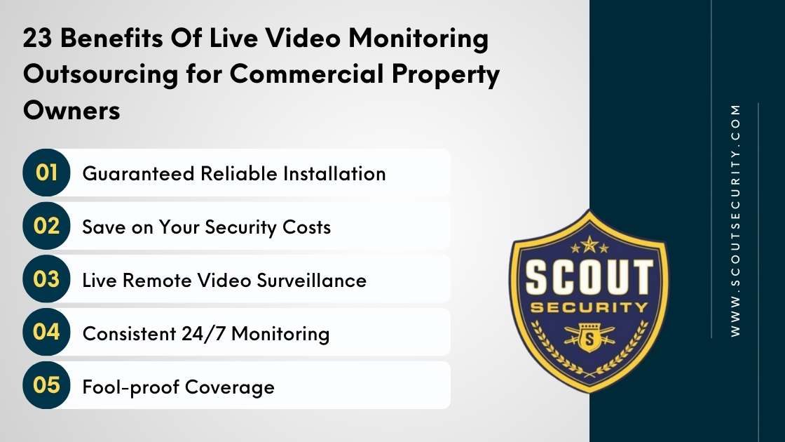 23 Benefits of Outsourcing Video Monitoring and Surveillance Services - Scout Security